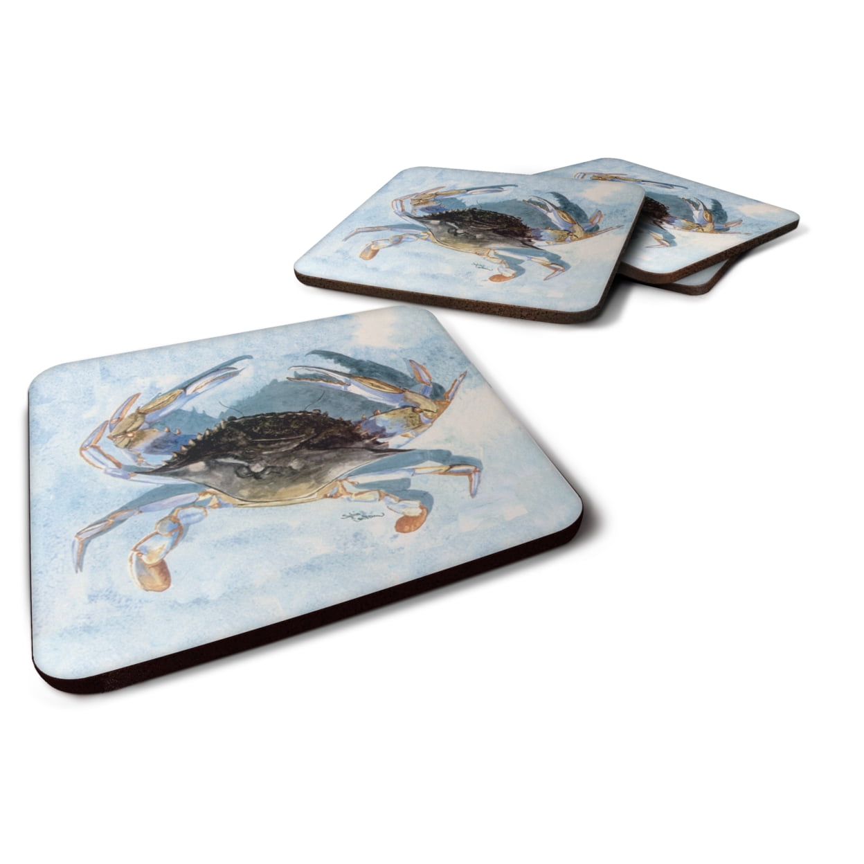 Blue Crab Foam Coaster Set of 4 - Walmart.com