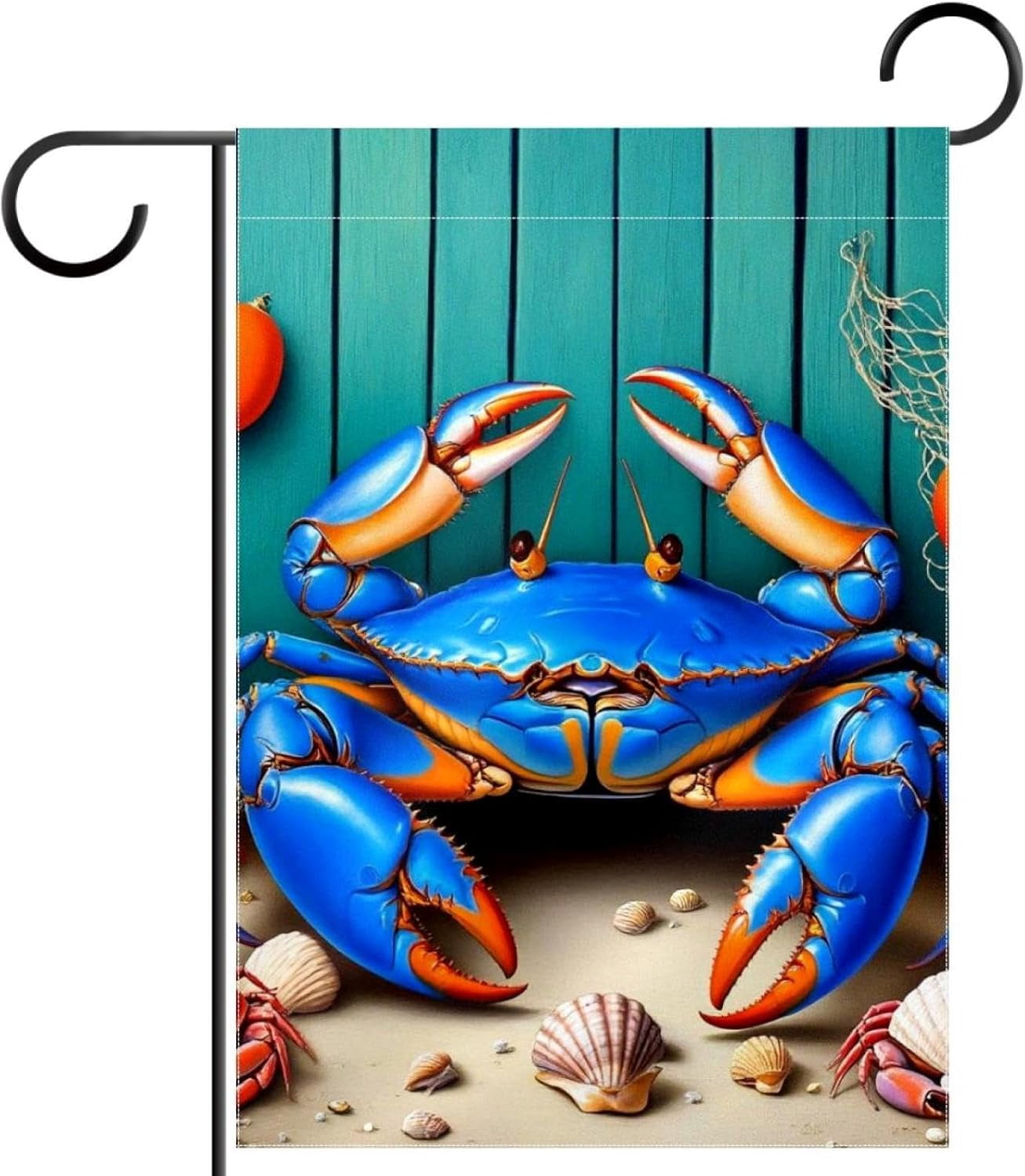 Blue Crab Garden Flag 12x18 Inch Double Sided for Outside Yard Porch ...