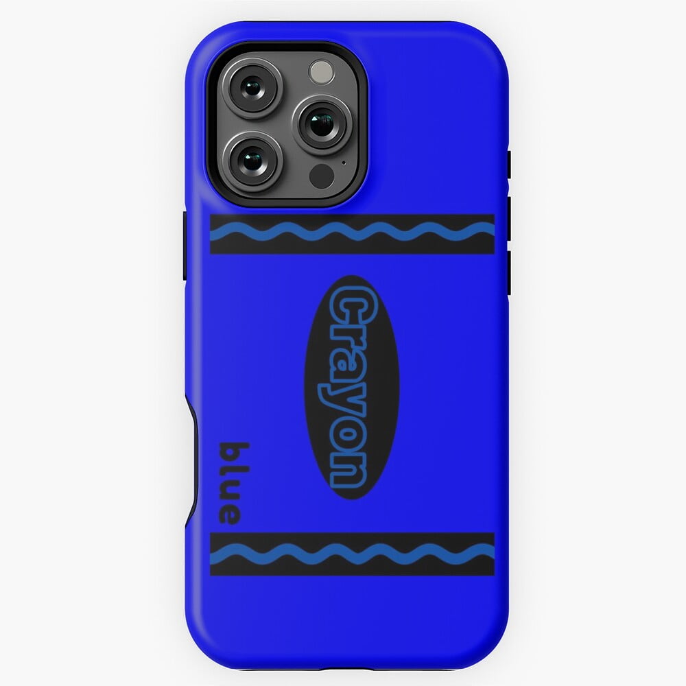 Blue Crayon Box Halloween Group Phone Case for iPhone 16 15 14 13 12 11 ...