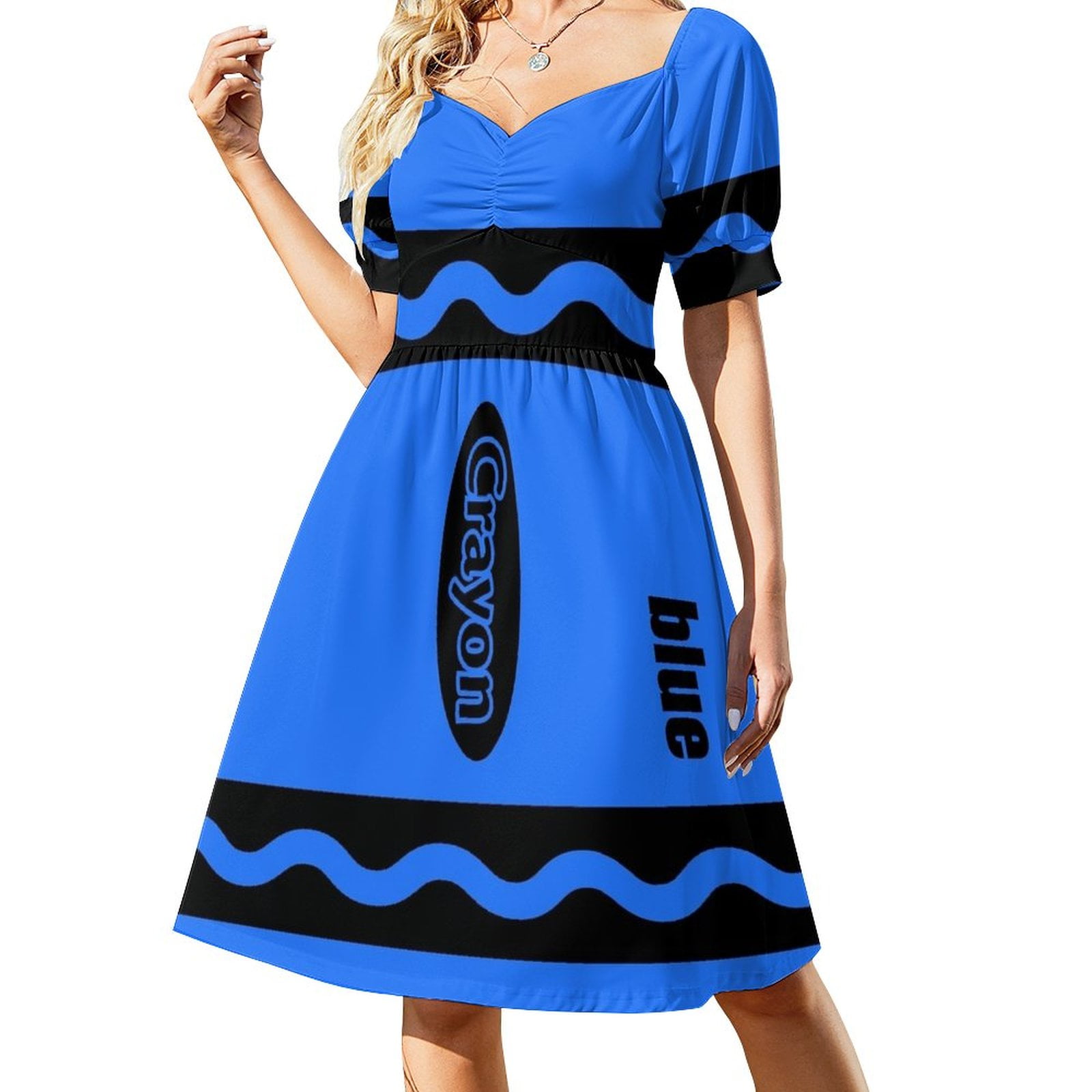 Blue Crayon Box Halloween Party Group Costume Dress Summer dresses for ...