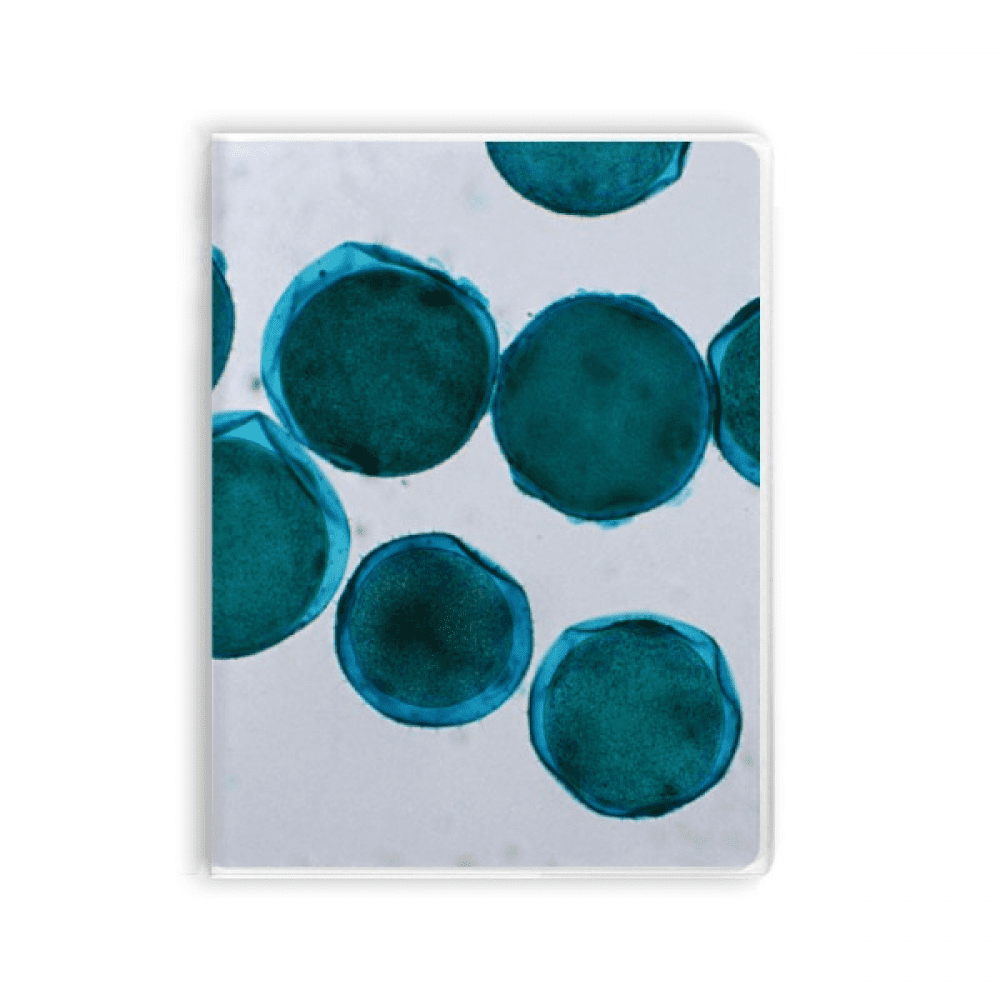 Blue Creature Cell Picture Pattern Notebook Gum Cover Diary Soft Cover ...