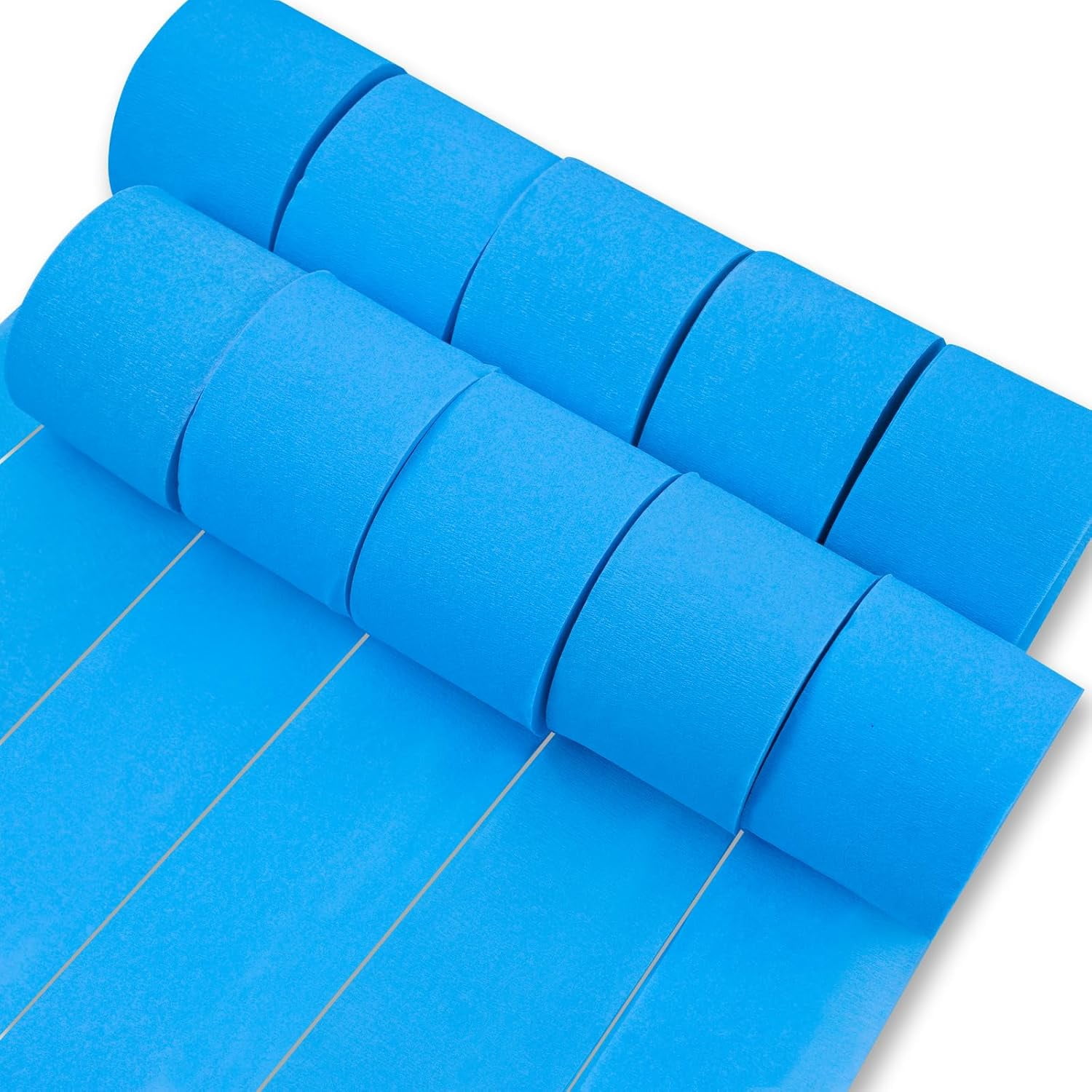 Blue Crepe Paper Streamers 10 Rolls 820 ft Pack of Sky Light Baby ...