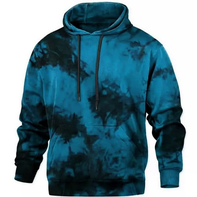 Blue Cropped Hoodie, Polyester Sweatshirts For Men, Graphic Hoodies For ...