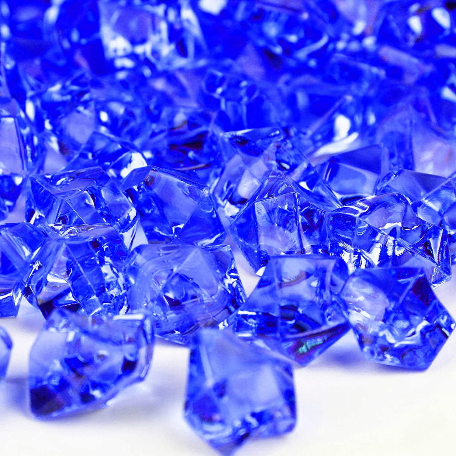 Blue Crushed Ice Vase Fillers (Approx. 725-750 PCS, 12 Cups) | Multiple ...