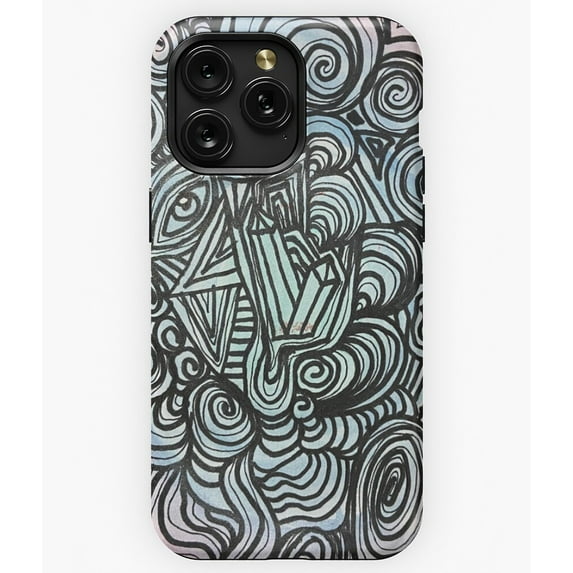 Blue Crystal Gemstone Jewel Healing Stone Graphic A10159 Phone Case for ...