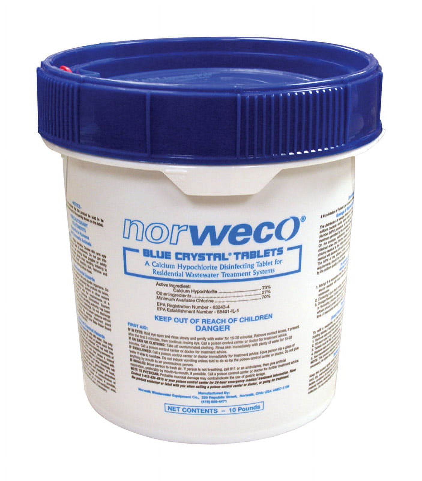 Blue Crystal Wastewater Disinfecting Tablets, 10 lb. Pail - Walmart.com