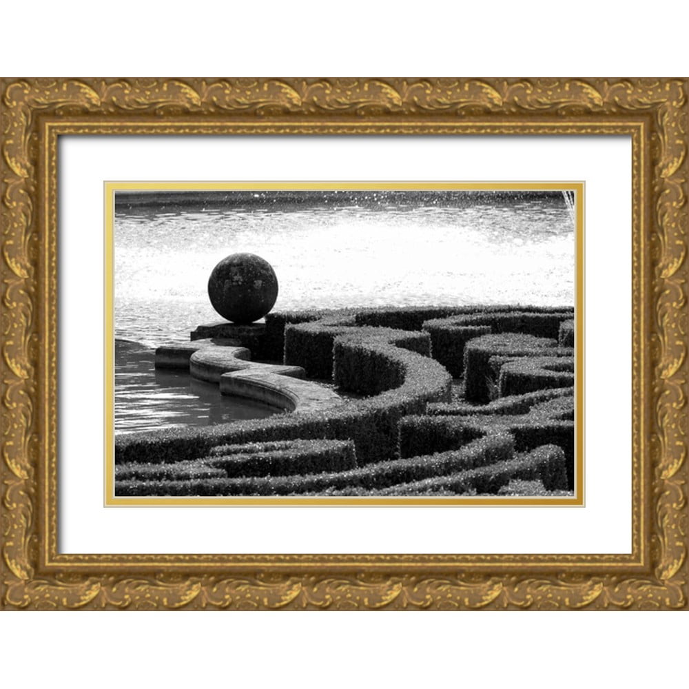 Blue, Cyril 14x11 Gold Ornate Wood Framed with Double Matting Museum ...