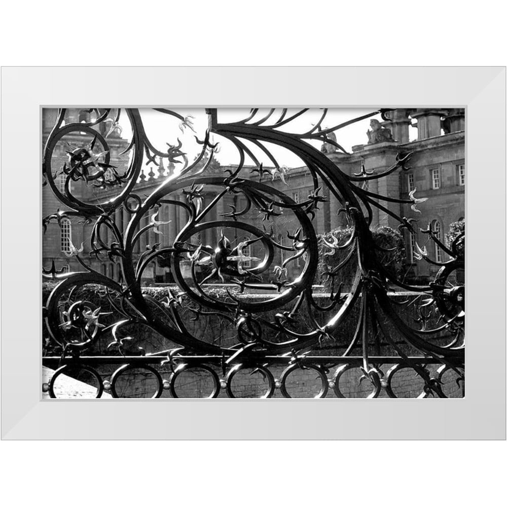 Blue, Cyril 18x14 White Modern Wood Framed Museum Art Print Titled ...