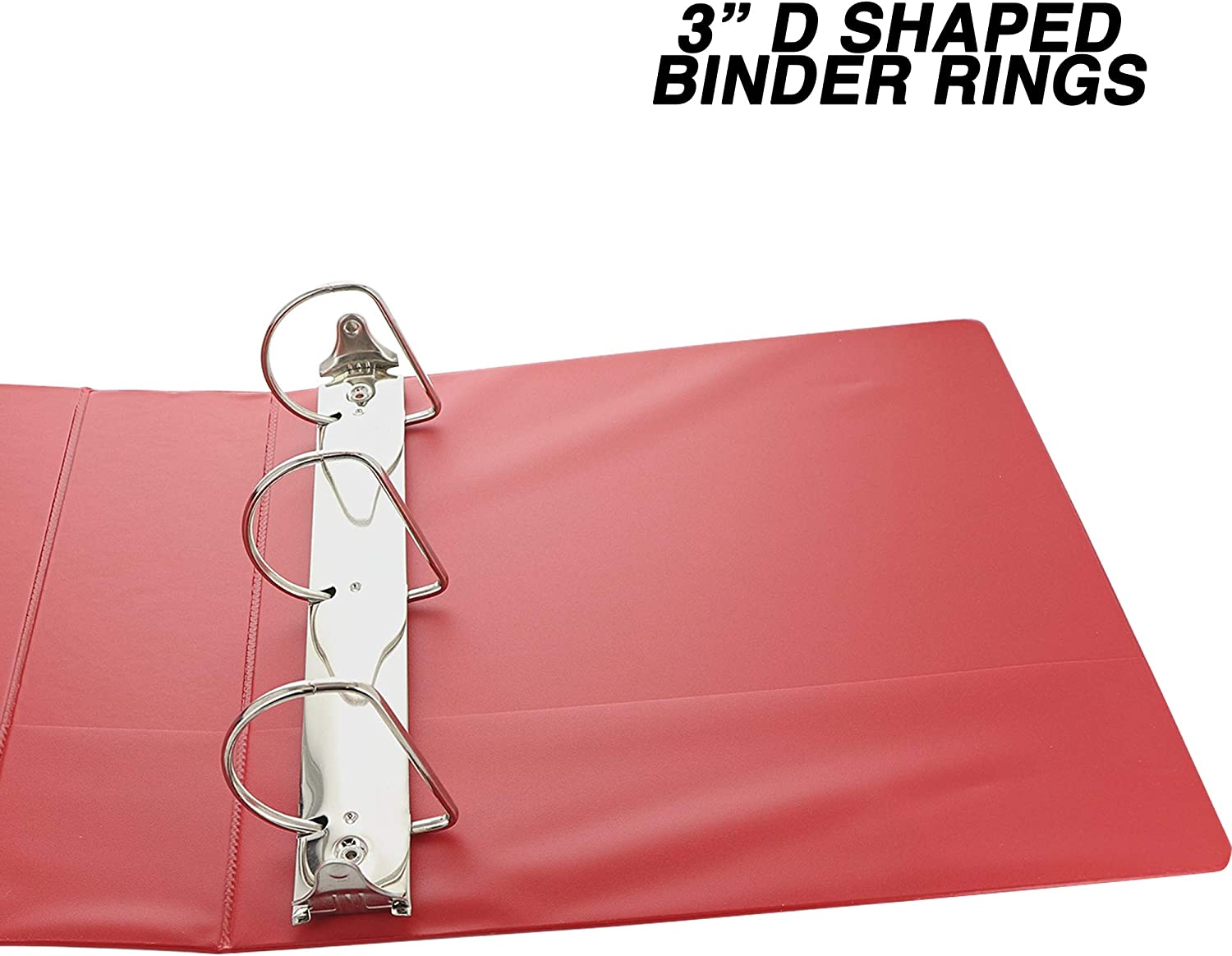 Blue D Ring View Binder with 2 Pockets Presentation Durable View Round ...