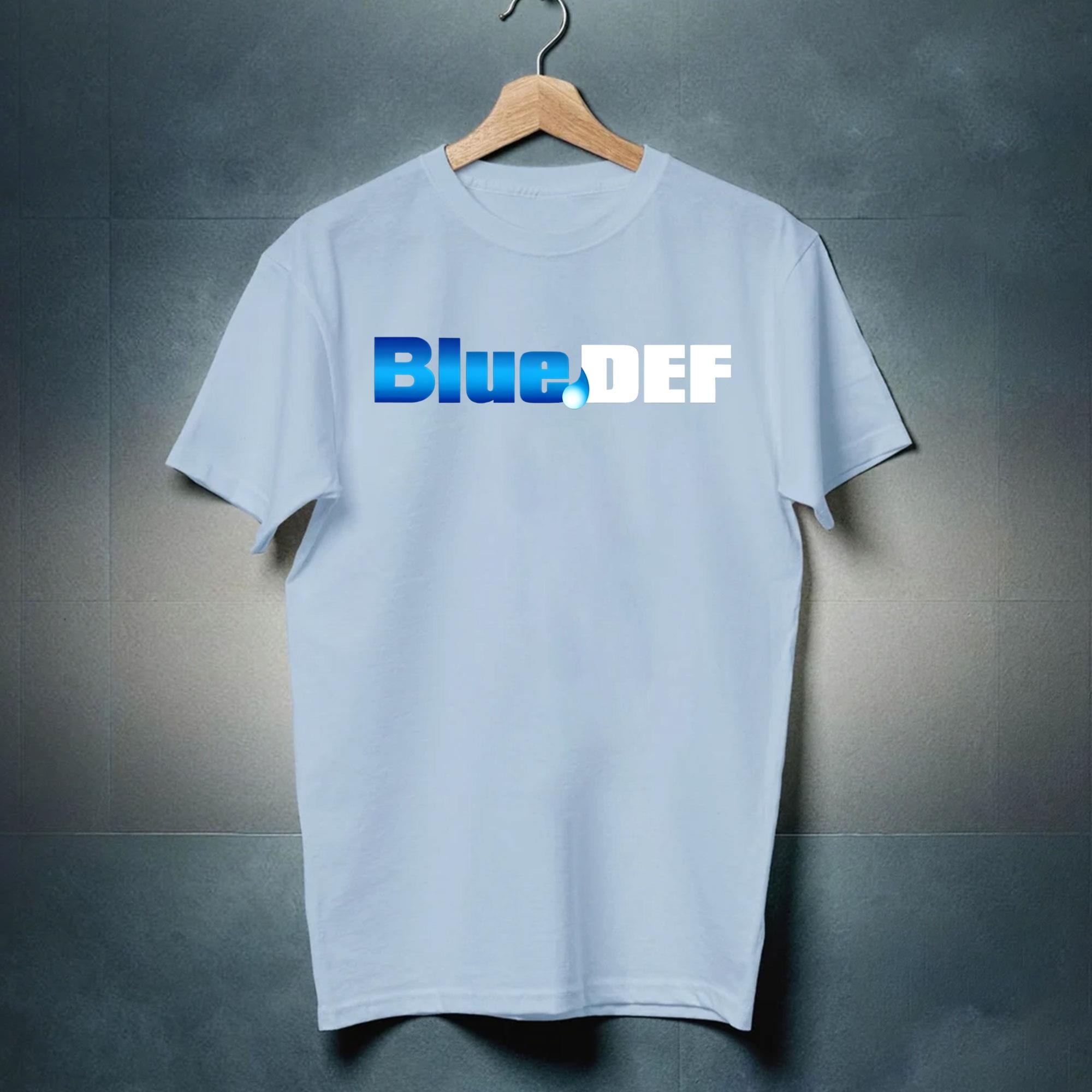 Blue DEF Logo Men's T-Shirt American Size S-5XL-TH16309 - Walmart.com