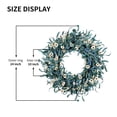 Blue Daisy Flower Wreaths for Front Door - Spring Summer Wreath ...