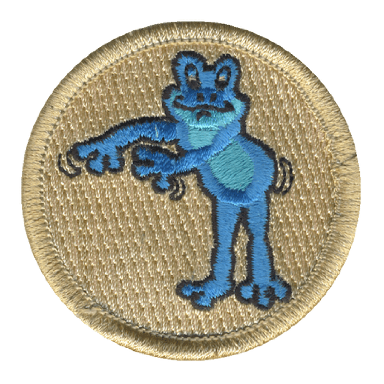Blue Dancing Frog Patrol Patch (Sew-on) - ClassB - Walmart.com