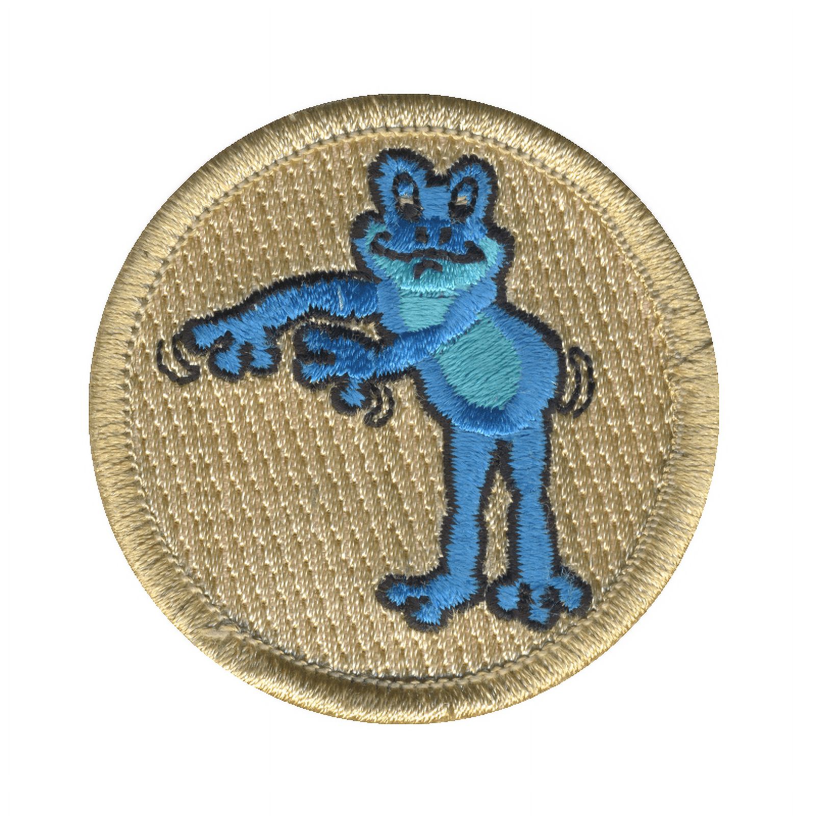 Blue Dancing Frog Patrol Patch - Walmart.com
