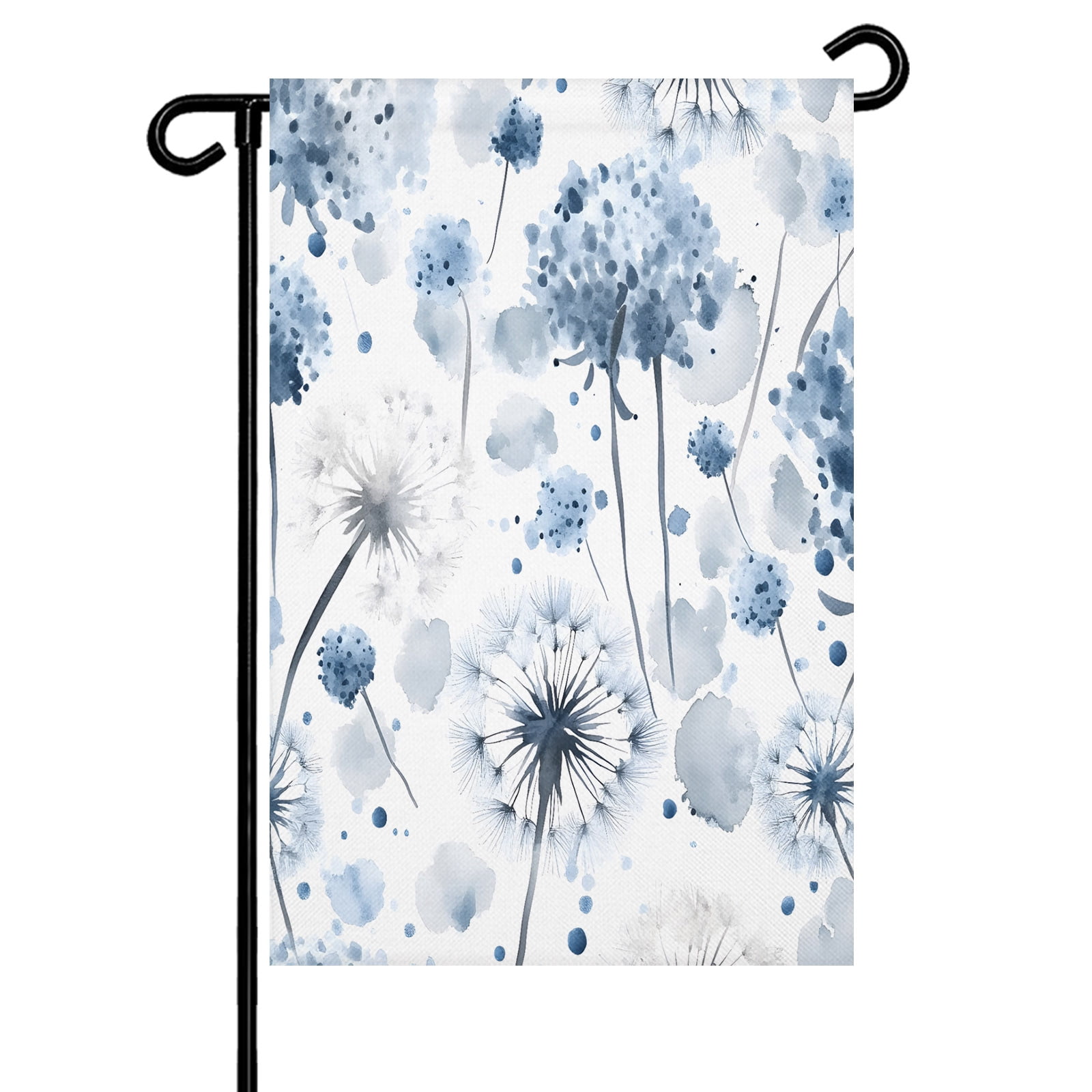 Blue Dandelion Garden Flag 28x40 Inch Pastoral Flower Spring Farmhouse ...