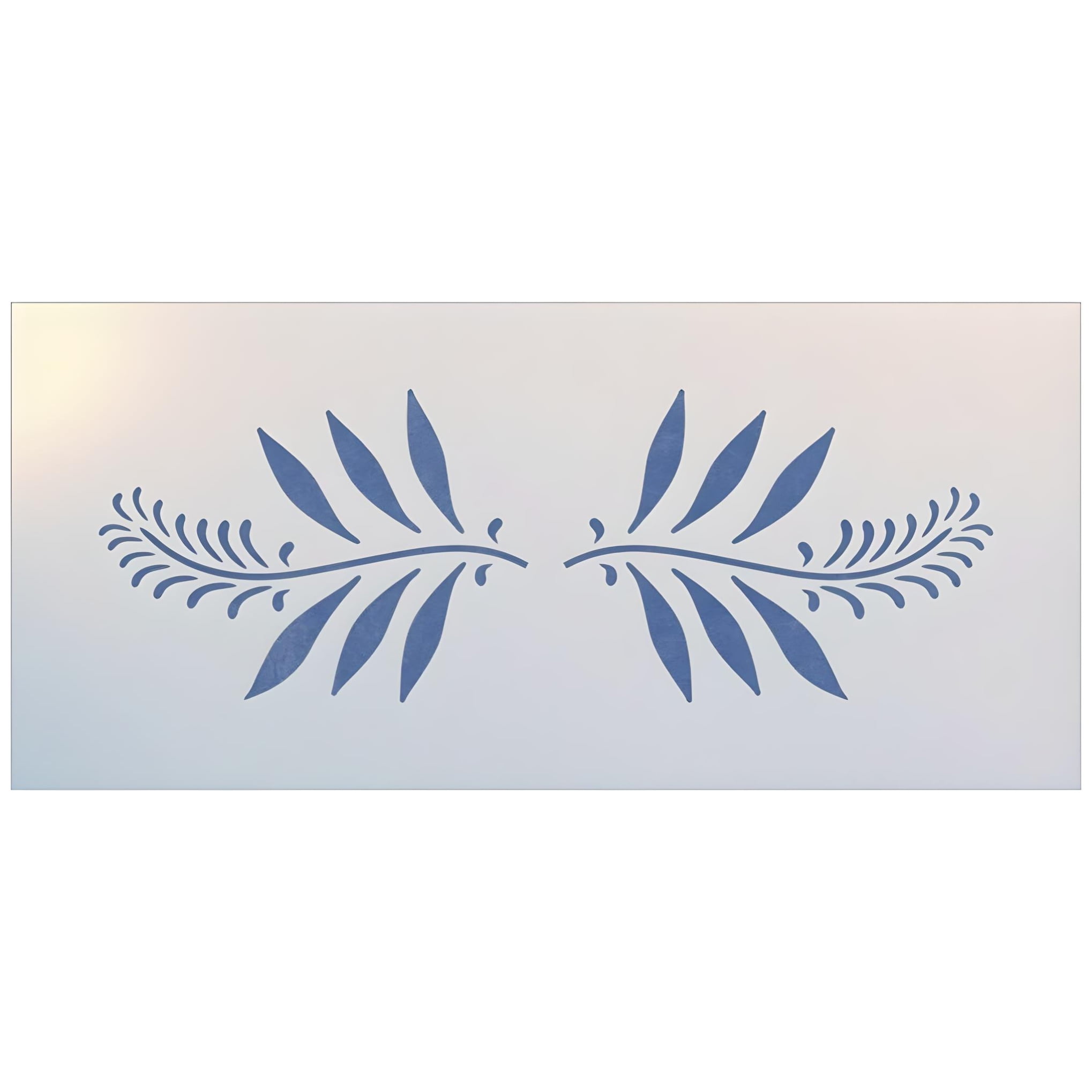 Blue Danube 4 Stencil - Flower Floral Arrangements Bouquet Border ...