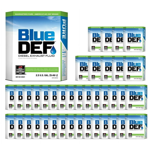 Peak Blue Def Diesel Exhaust Fluid, 40Pk 2.5Gal for SCR Diesel Engines ...