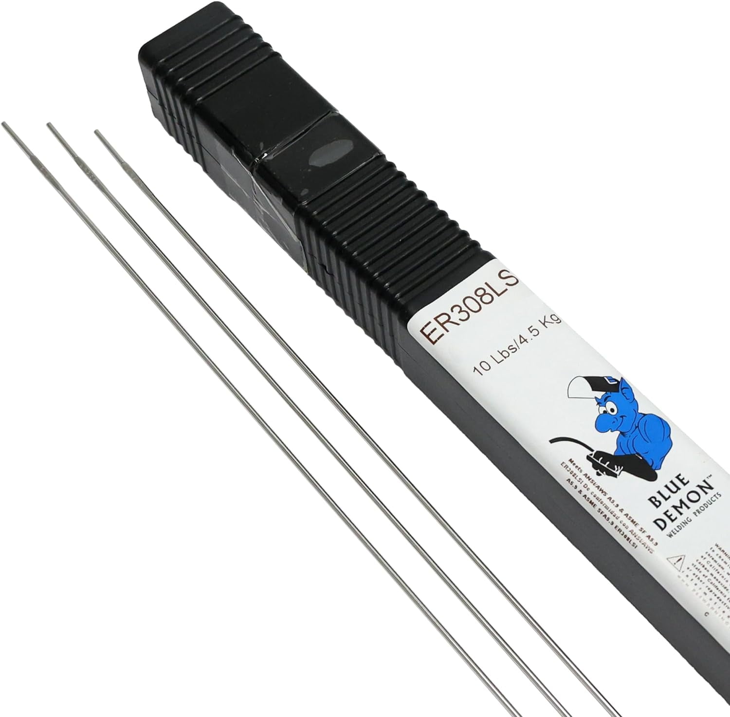 Blue Demon 308LSI X .045 X 36in X 10 lb Box stainless steel TIG welding ...