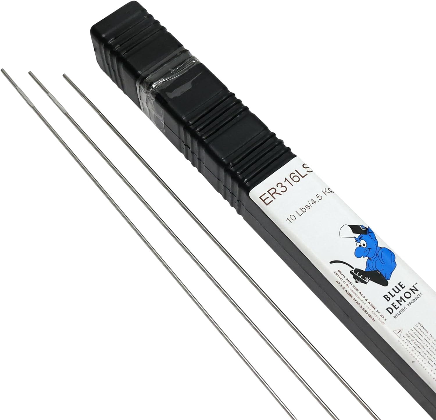 Blue Demon 316LSI X .045 X 36in X 10 lb Box stainless steel TIG welding ...