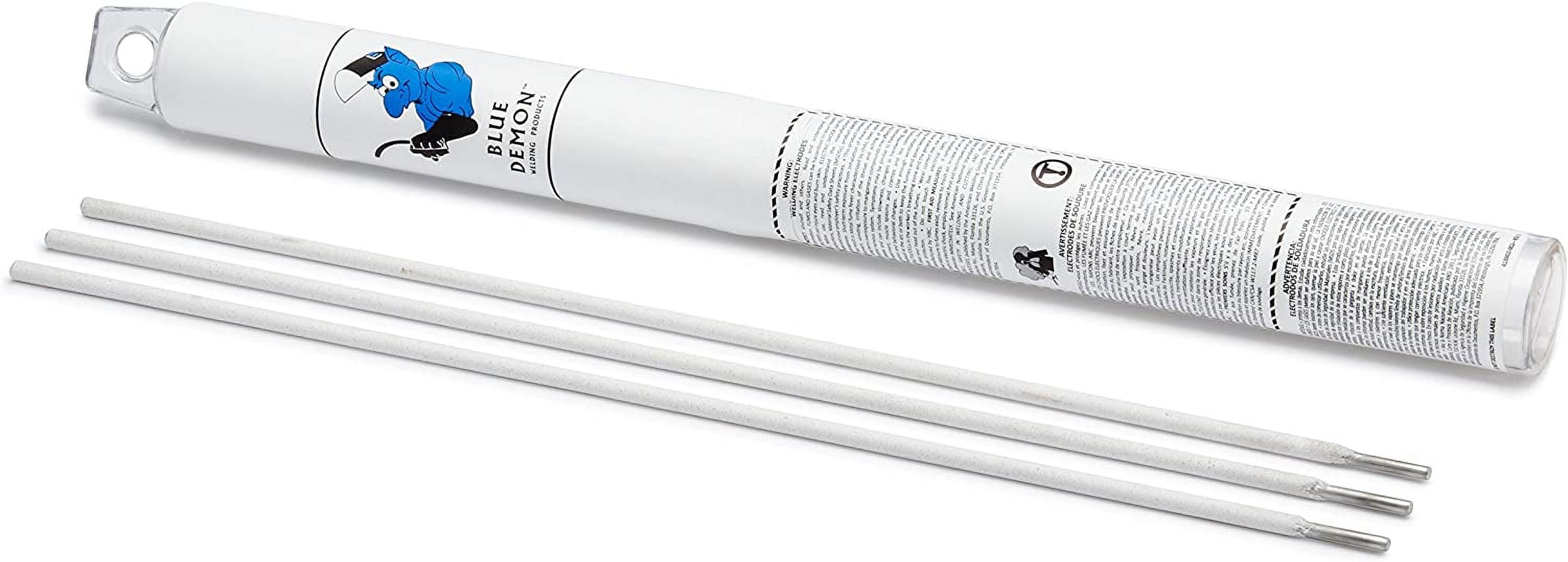 Blue Demon E4043 3/32" x 14" 1LB Tube Aluminum Covered Arc Welding ...