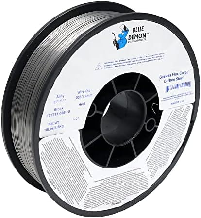Blue Demon E71T-11 X .035 X 10LB MIG/FCAW Flux Core Carbon Steel ...