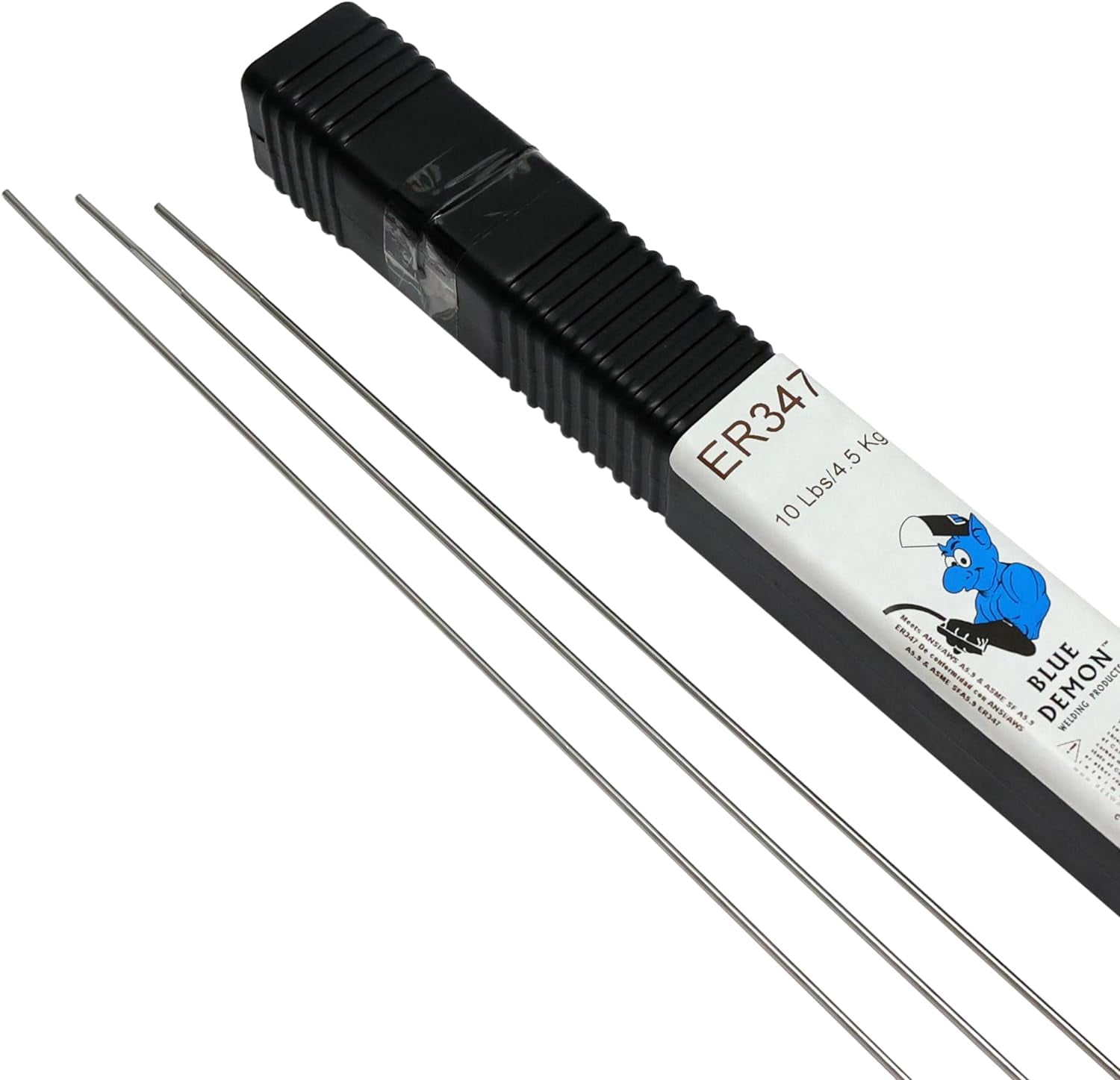 Blue Demon ER347 X 3/32in X 36in X 10 lb Box stainless steel TIG welding rod - Walmart.com