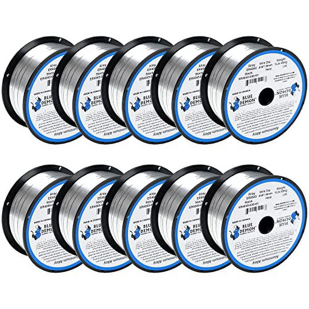 Blue Demon ER4043 X .030 X 1LB X 10 Pack MIG/GMAW General Purpose ...
