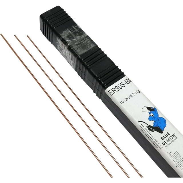 Blue Demon ER90S-B9 X 1/16in X 36in X 10 lb Box high temp low alloy TIG ...