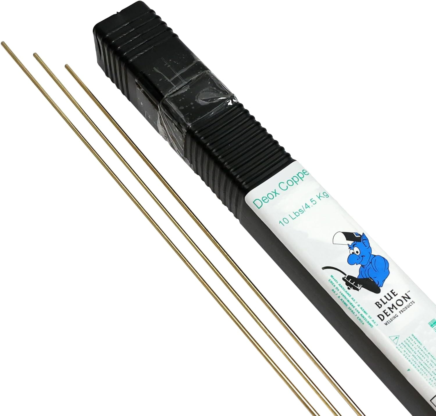 Blue Demon ERCu X 1/8" X 36" X 10LB Tube Deox Copper TIG welding rod ...