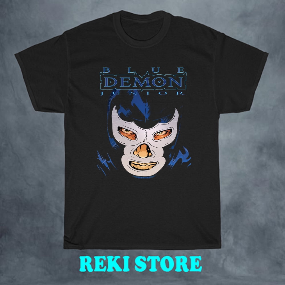 Blue Demon Junior Men's Black T-shirt Size S-5XL - Walmart.com