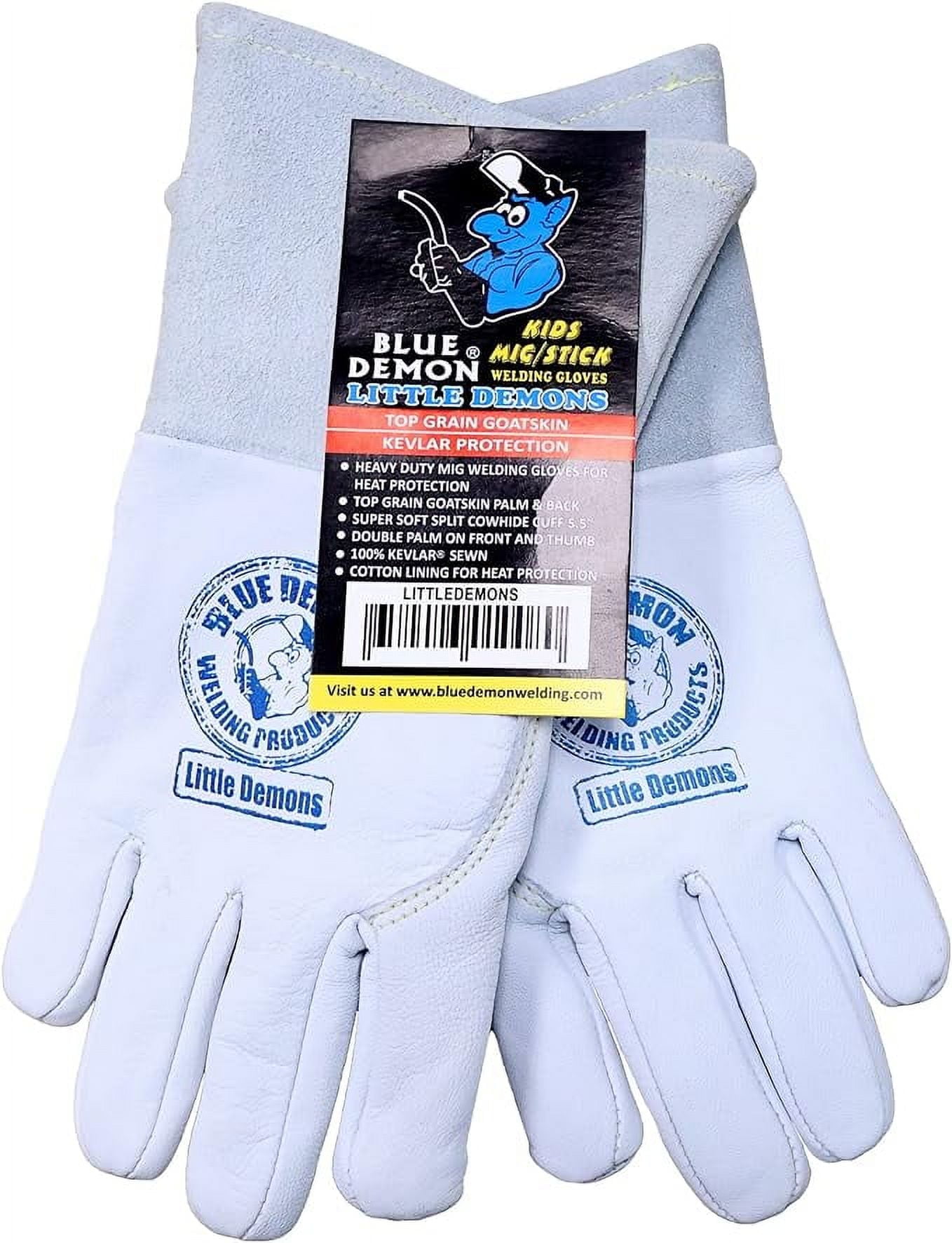 Blue Demon Little Demons Kids MIG/STICK Welding Gloves, XX-Small ...