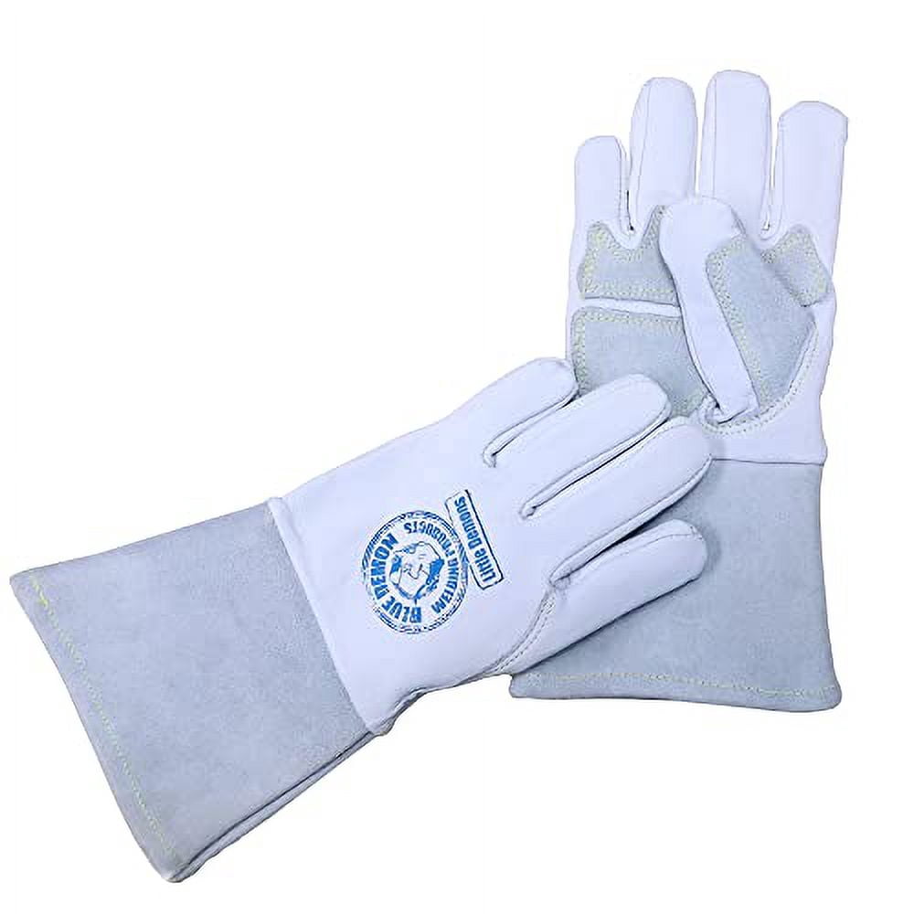 Blue Demon MIG Welding Gloves, Premium Heat Protection for Small Hands ...