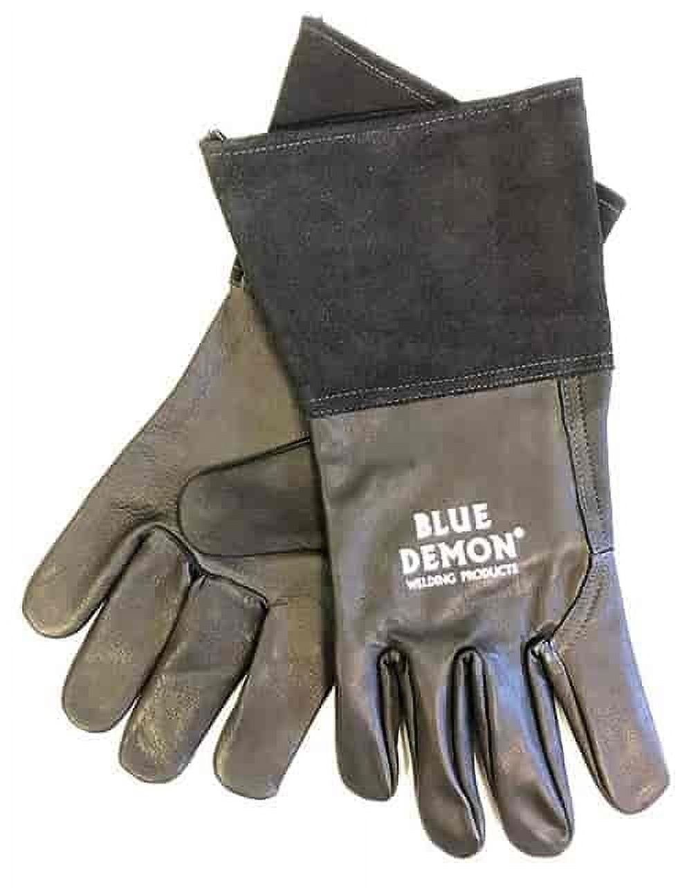 Blue Demon Premium Goat Skin TIG Welding Gloves, Black, XL - Walmart.com