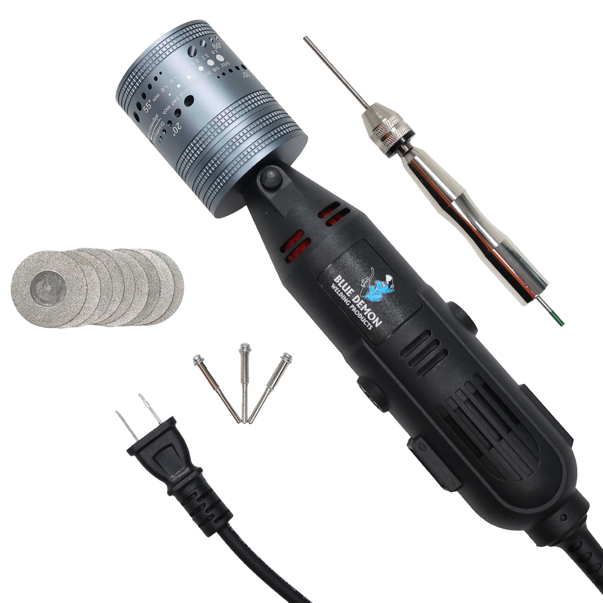 Blue Demon STAYSHARP Hand Held Tungsten Sharpener, Sharpens .040" - 5/ ...