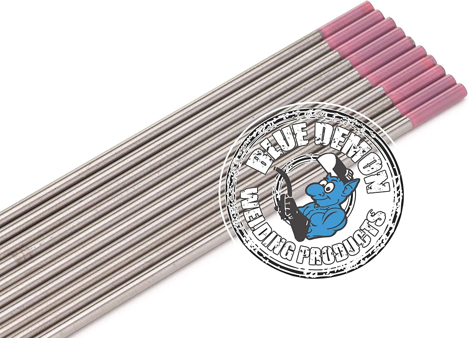 Blue Demon Welding Tungsten Electrodes, Rare Earth Blend, PINK, EWG, 1/ ...