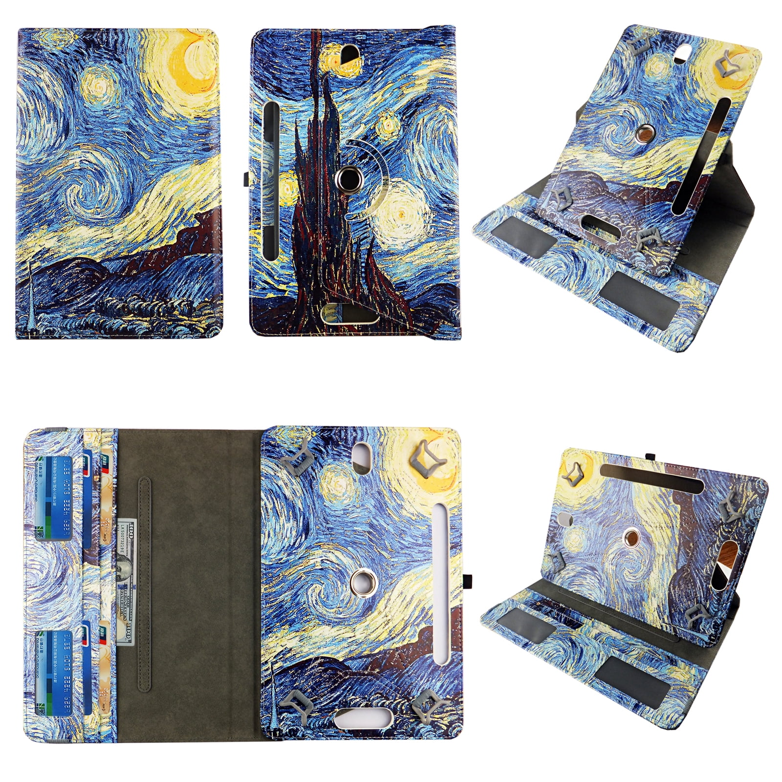 Blue Design for Samsung Galaxy Tab 3 8-inch Tablet Case Universal ...