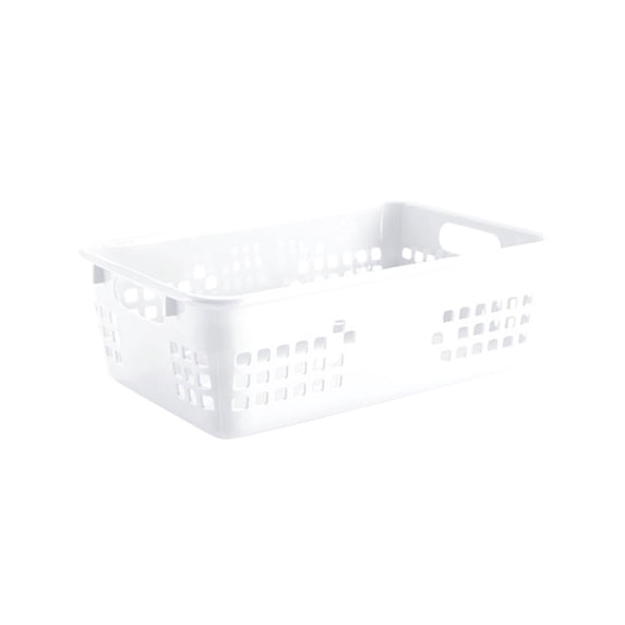 Blue Desktop Storage Basket, Plastic Remote Control Storage Box ...