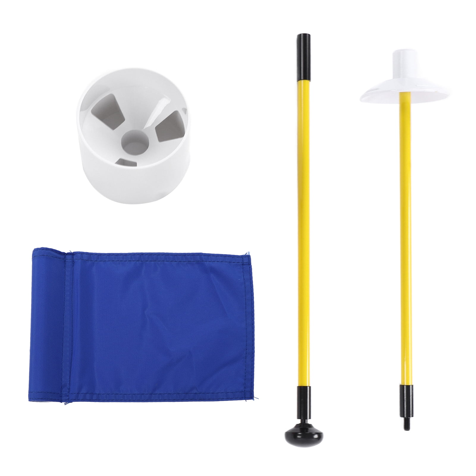 Blue Detachable 2-Section Golf Practice Flagstick - Hole Pole Cup for ...