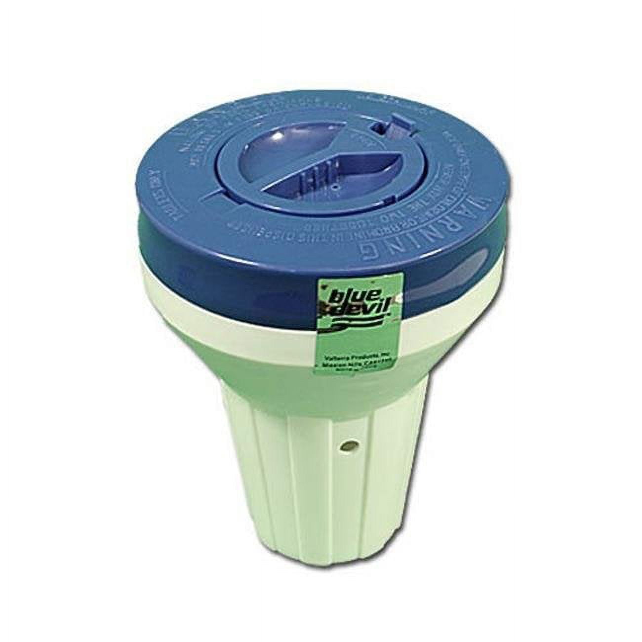 Blue Devil Floating Blue & White 1 in. Tabs Chemical Feeder - Walmart.com