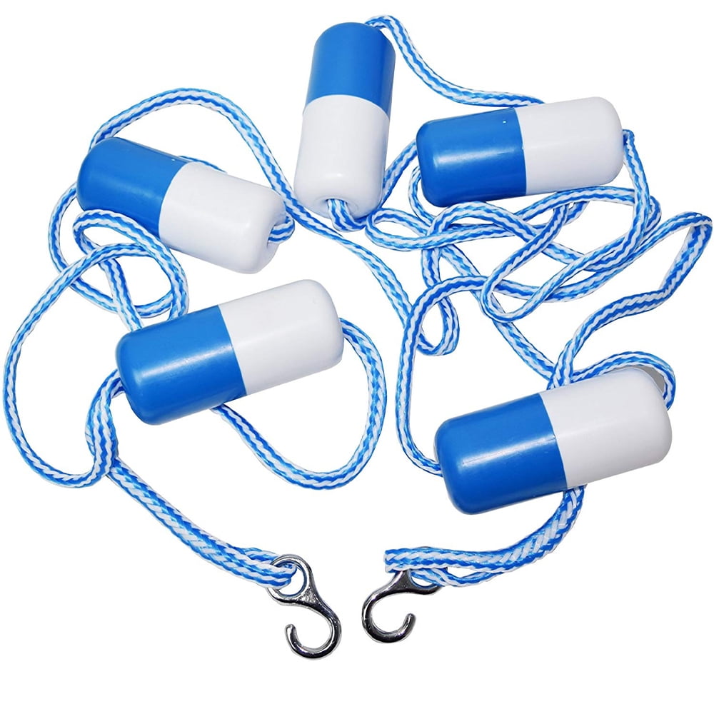 Blue Devil Swimming Pool Rope and Floats, 16" - Walmart.com