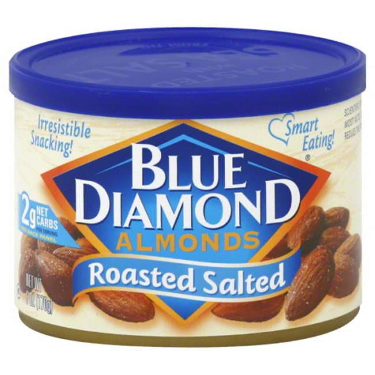 Blue Diamond 21050 Almond RST Salt Tins - Pack of 12 - 6 oz - Walmart.com