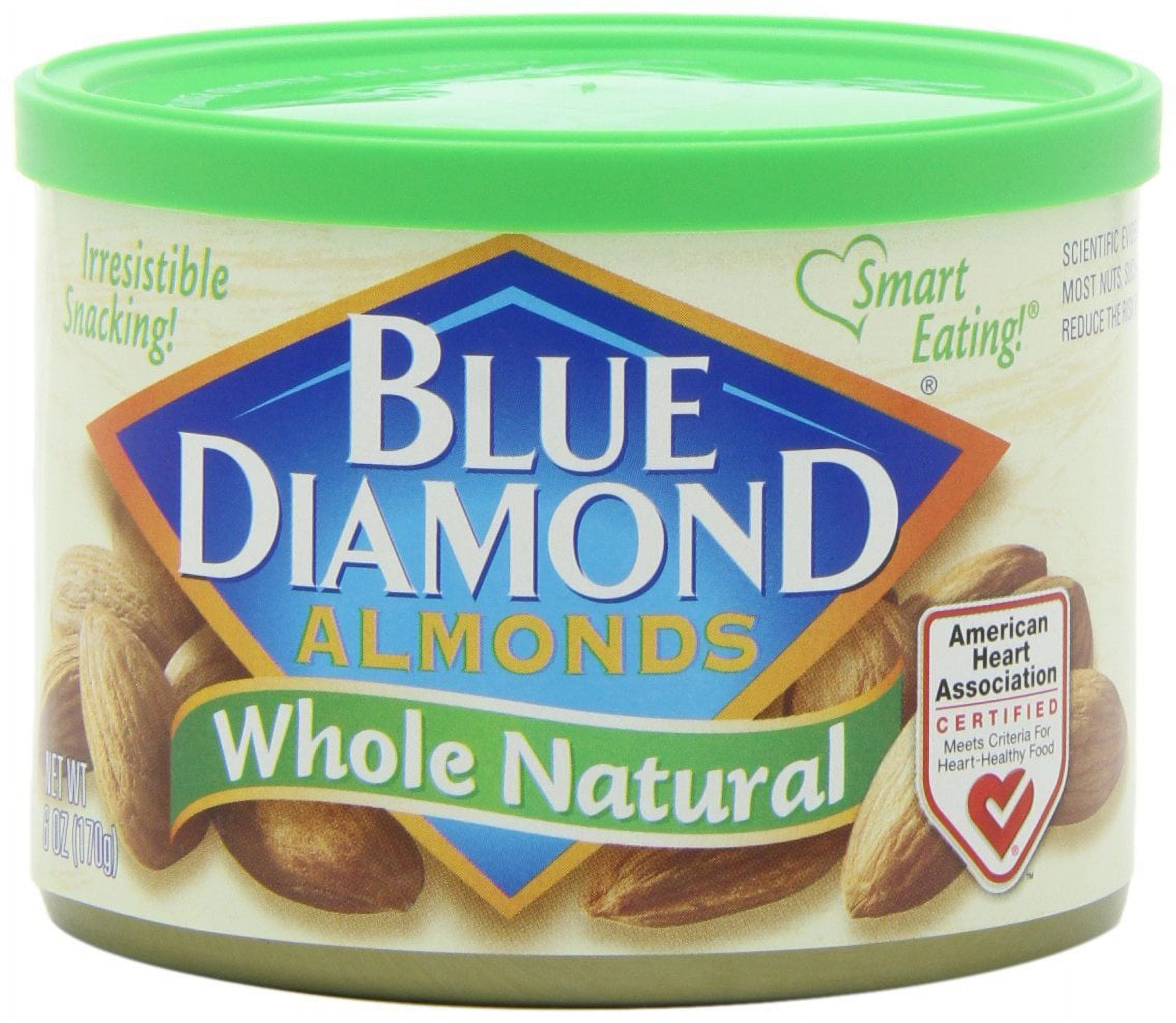 (Price/Case)Blue Diamond Almonds Almond Whole Natural 6Oz, 6 Ounces, 12 ...