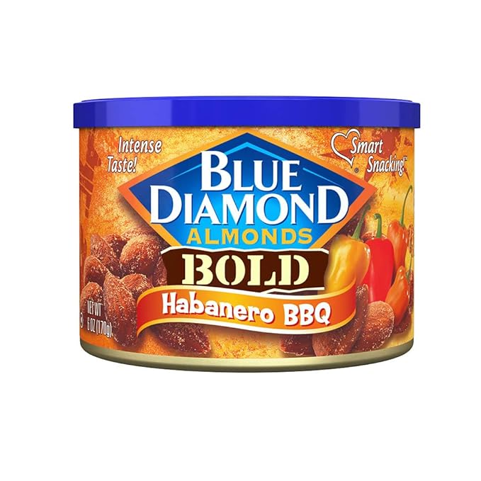 Blue Diamond Almonds, Bold Habanero BBQ, 6 Ounce - Walmart.com