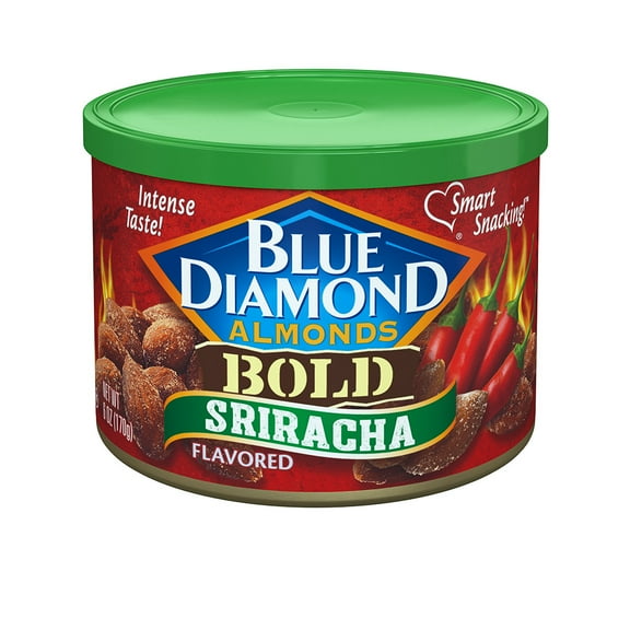 Blue Diamond Almonds, Bold GGA1 Sriracha Flavored Snack Nuts, Single ...