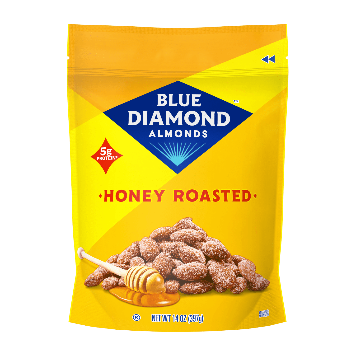 Blue Diamond Almonds, Honey Roasted Snack Nuts, Perfect for Snacking ...