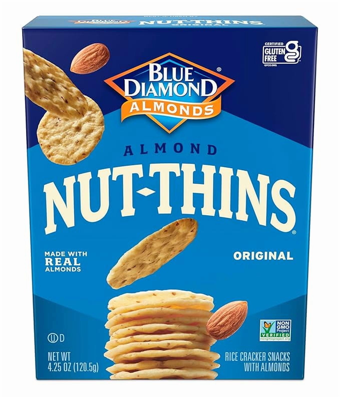 Blue Diamond Almonds, Gluten Free Cracker Crisps, Original Almond ...