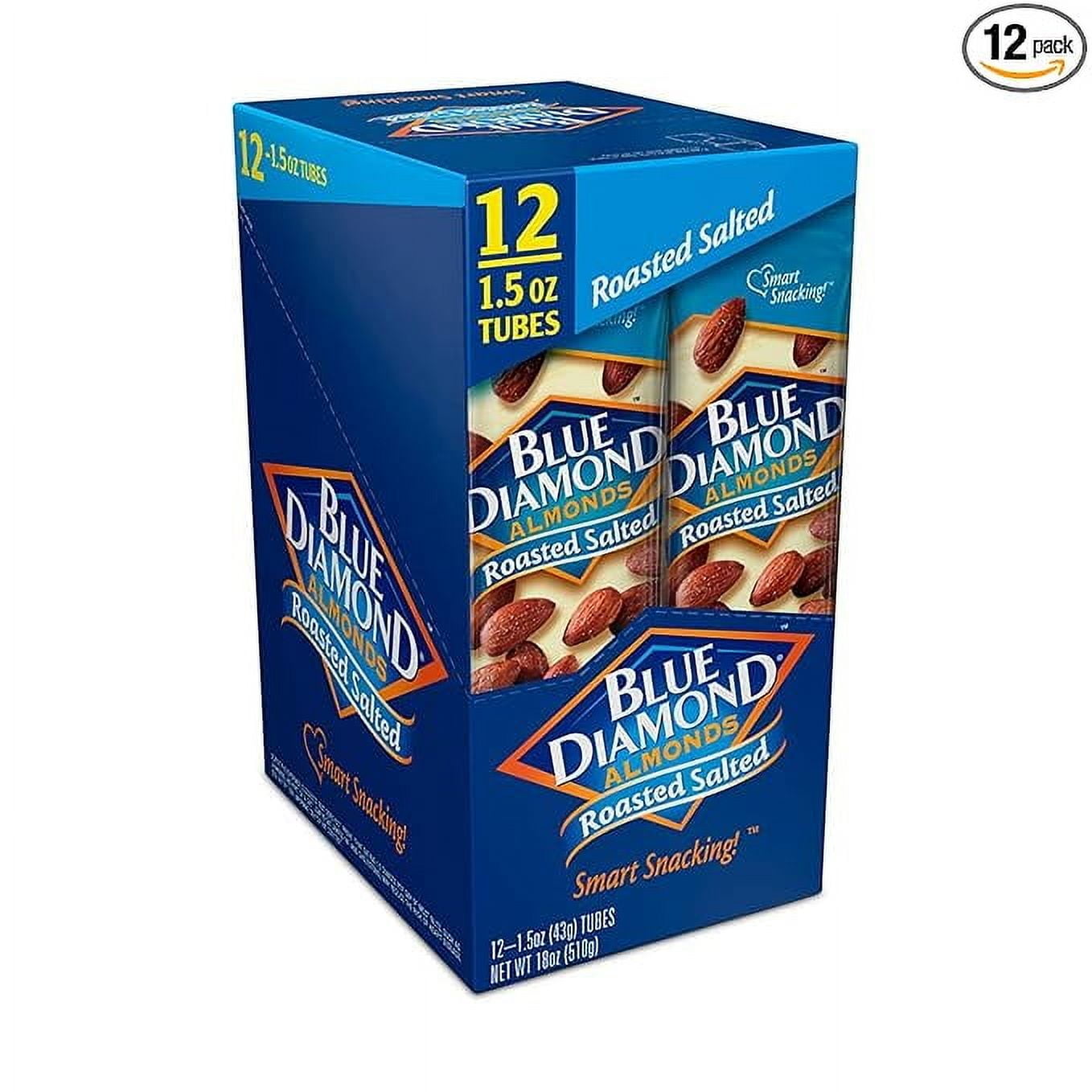 Blue Diamond Almonds, Roasted Salted Flavored Snack Nuts, Single Serve ...