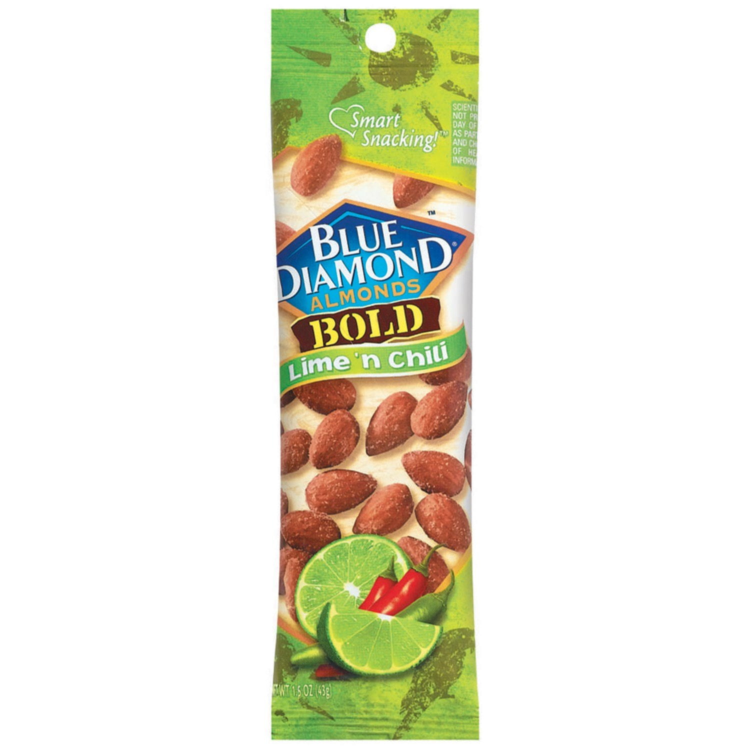 Blue Diamond Almonds, SCH4 Lime and Chili, 1.5-Ounce Packages (Pack of ...