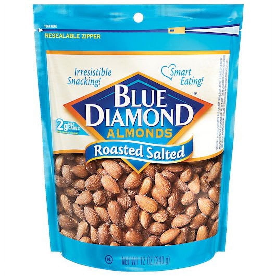 Blue Diamond Blue Diamond Kosher Almonds Roasted Salted - 12 oz ...
