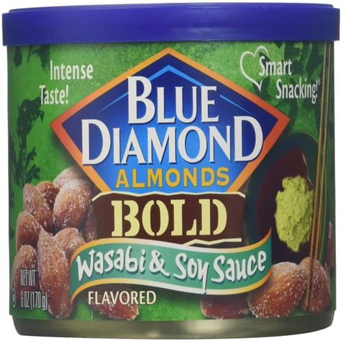Blue Diamond Bold Habanero Bbq Almonds 6 Oz (Pack Of 12) Packaging May ...