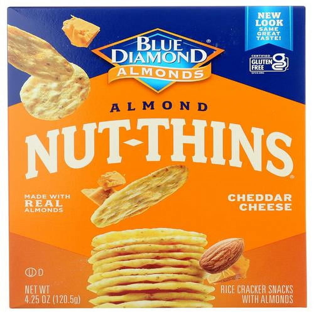 Blue Diamond Gluten Free Cheddar Almond Nut-Thins, 2-Pack - Walmart ...